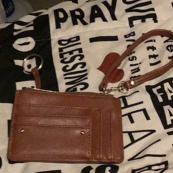 Accessories | Brown Credit Card Wallet With Key Fold | Poshmark